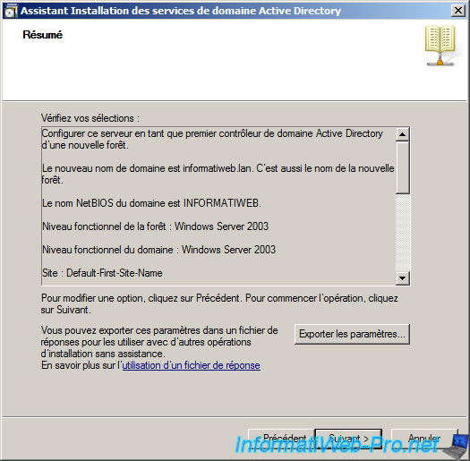 Create an Active Directory on Windows Server 2008 - Windows Server - Tutorials - InformatiWeb Pro